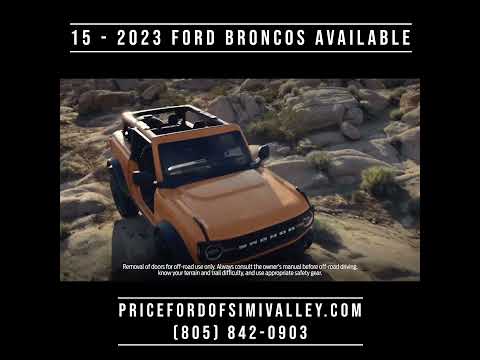 Price Ford of Simi Valley 2023 Ford Bronco #broncos #bronco