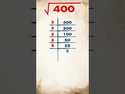 Square Root of 400 | 400 ka vargmul | #shorts #squareroot #publicmaths #mathstricks