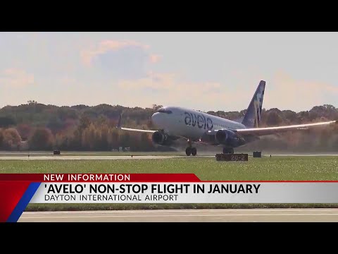 'Hello Avello': Dayton International Airport announces new airline, destination