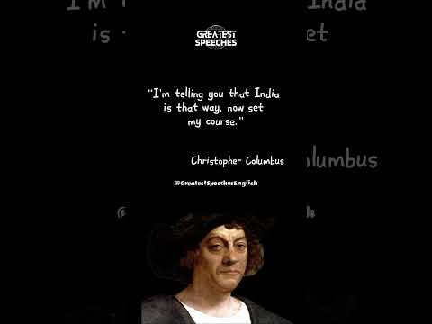 Christopher Columbus' Greatest Quotes | Inspirational Speeches Compilation | Greatest Speeches