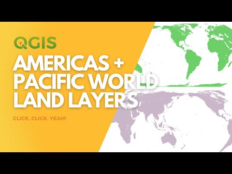 World land layers with the Americas or the Pacific in the middle