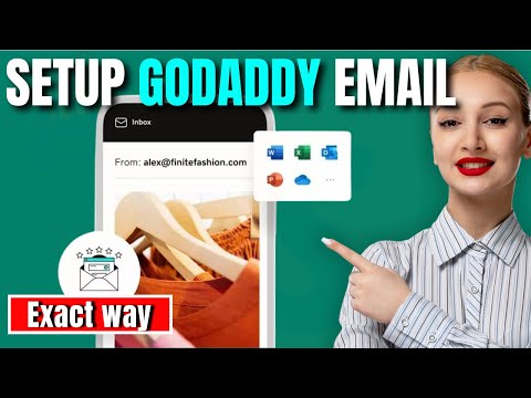 How to setup godaddy email on phone
