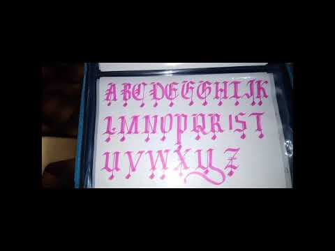 Different handwriting fonts