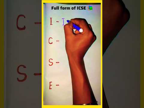 full form of ICSE π#sushila_educational #shorts #trending