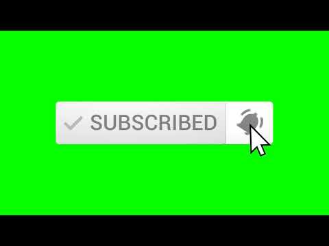 Like And Subscribe Animation (Green Screen)