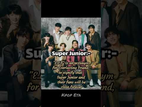 Meaning of some Kpop fandom names (Part 2) #kpop #shorts #fyp #kpopstan