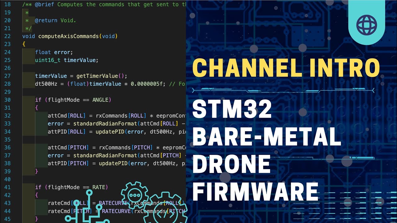 Channel Intro: BareDrones Overview | STM32 Embedded C Drone Firmware