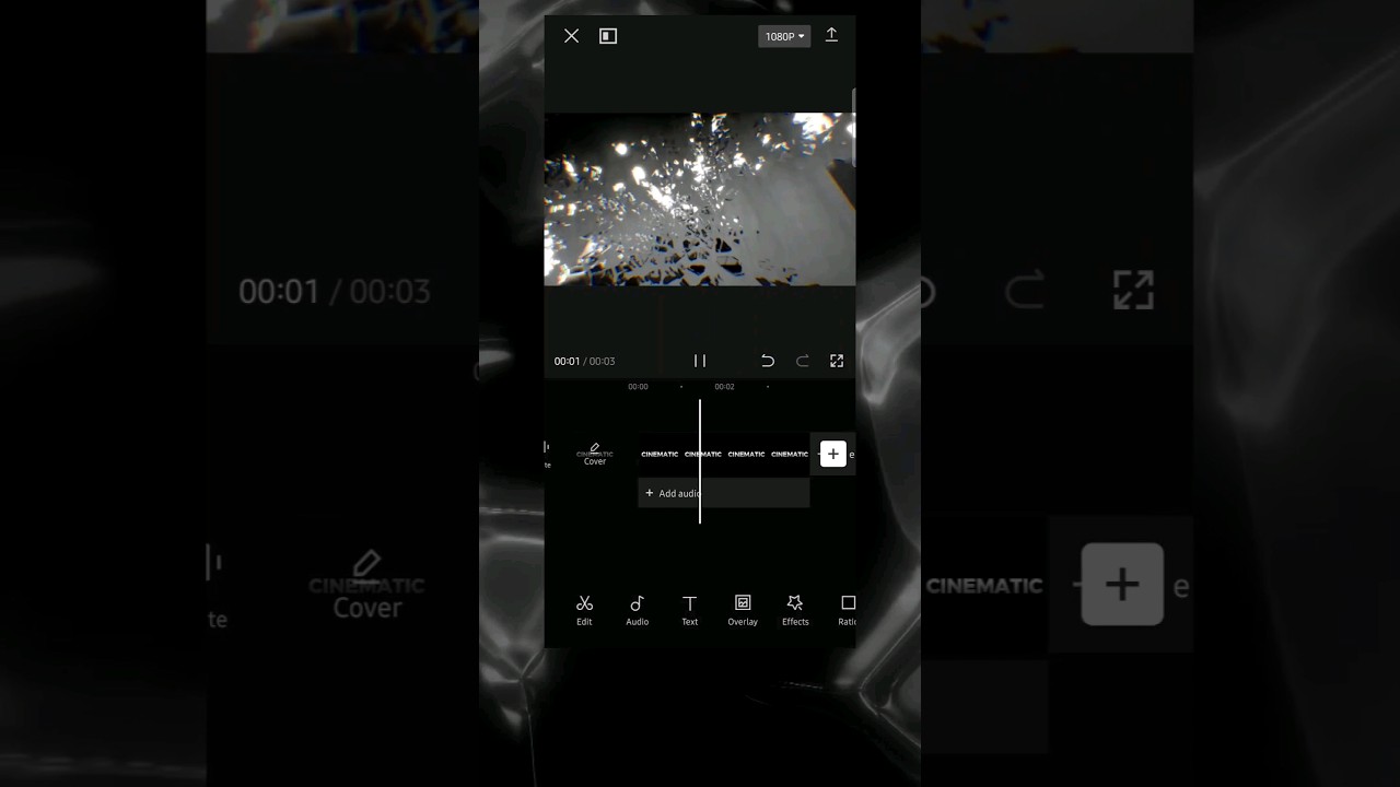Cosmic Text Effect On capcut