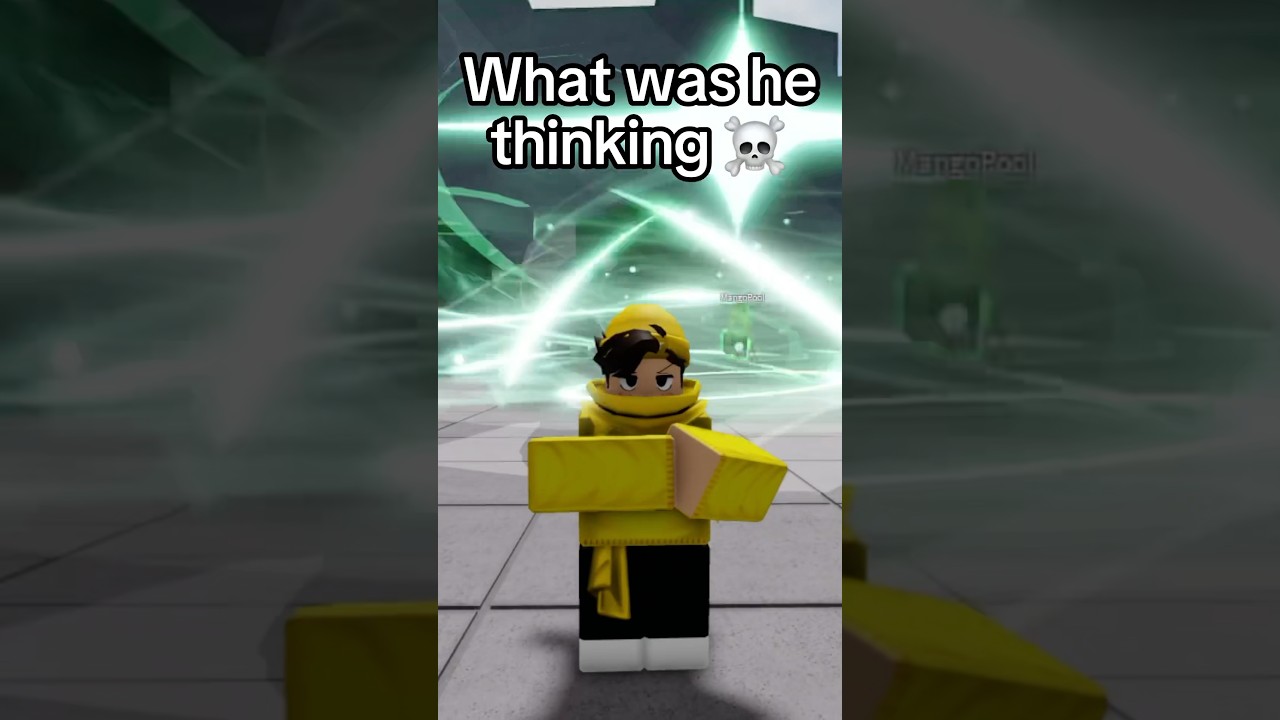 What was bro thinking 💀😂 The Strongest Battlegrounds ROBLOX #shorts