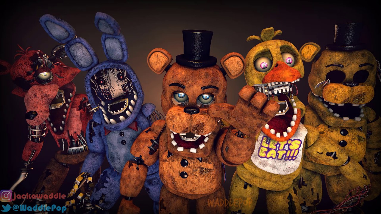 Withered Generations | FNaF Speedart (SFM)