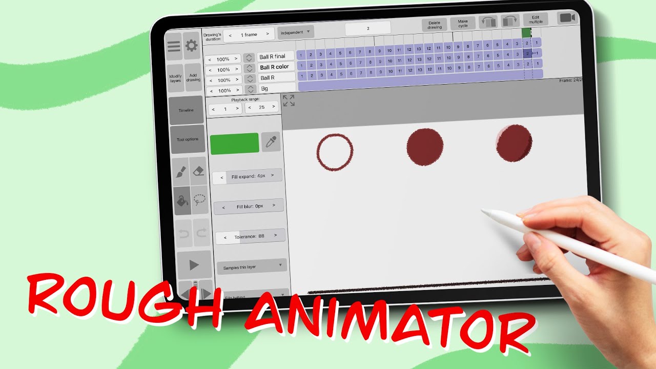Rough Animator Tutorial - Starter guide for iPad users!