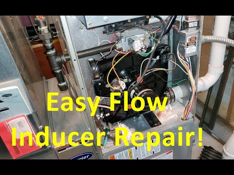 Carrier Inducer Motor Replacement - How to Fix a Carrier Furnace