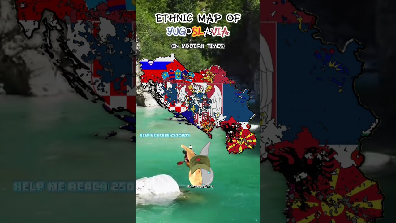 Map Of Ethnicities Of Yugoslavia #mapping #geotube #viral #shorts #phonk #map #maps #yugoslavia #yu