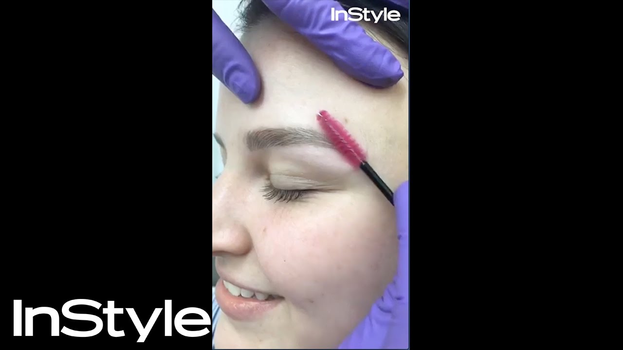 WATCH: InStyle Editor Gets Eyebrow Microblading