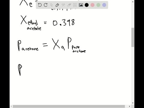 What is the mole fraction of each component in the liquid mixture in Problem 11.88 , and what is th…