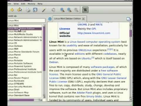Golden Dictionary Ubuntu Wikipedia Stand Alone Wiki Application