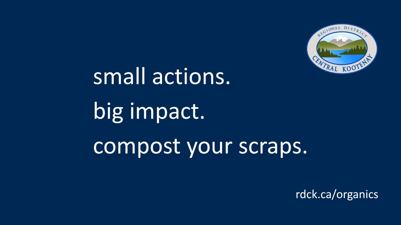 Small actions. Big impact. Compost your scraps.