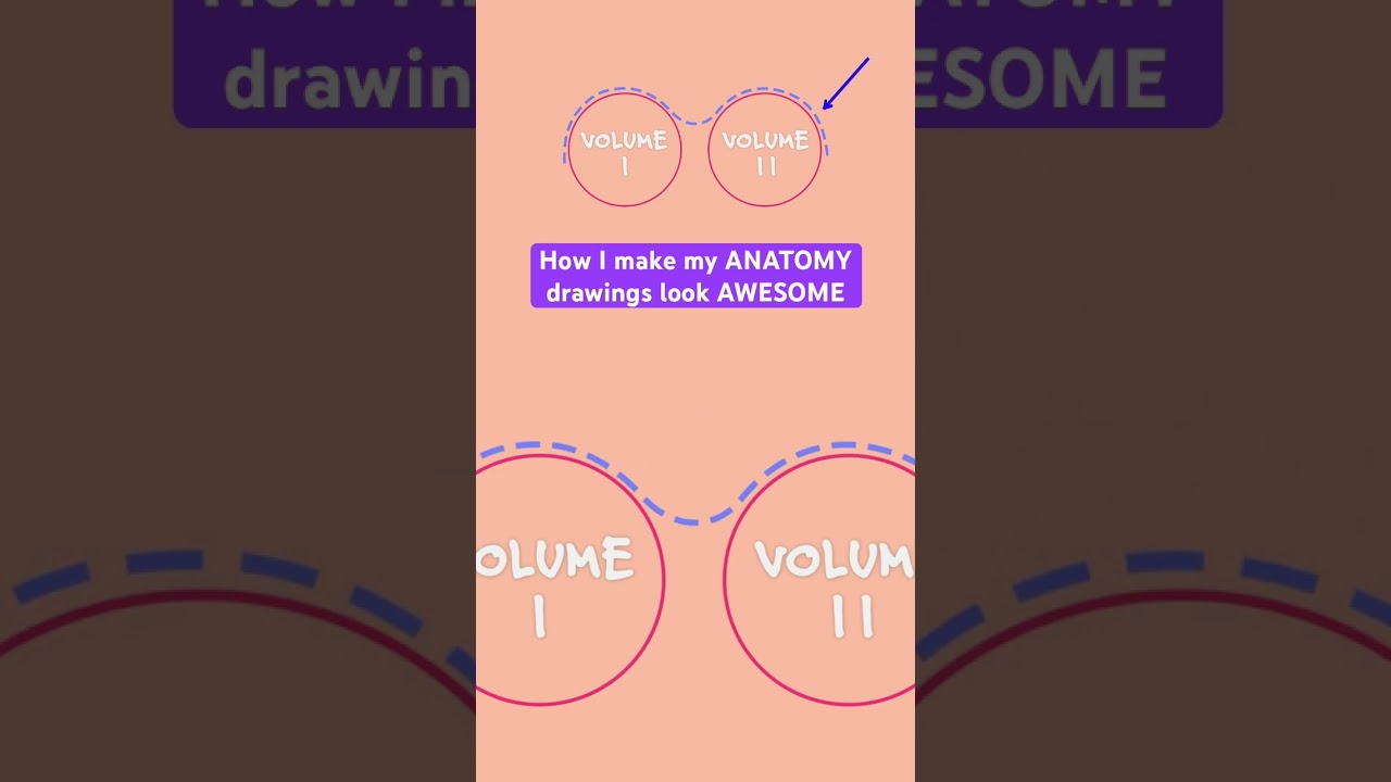 How I make my ANATOMY drawings look AWESOME 🎨 #drawing #anatomy #digitalart #howtodraw