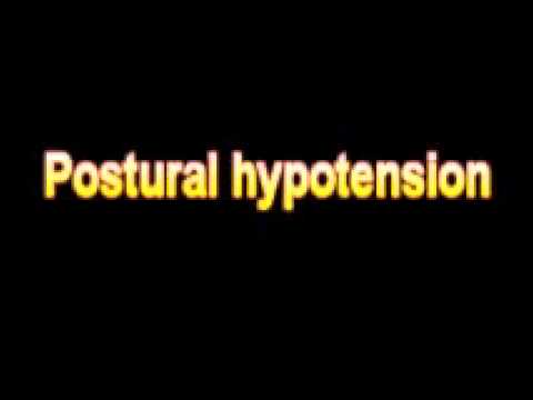 What Is The Definition Of Postural hypotension Medical School Terminology Dictionary