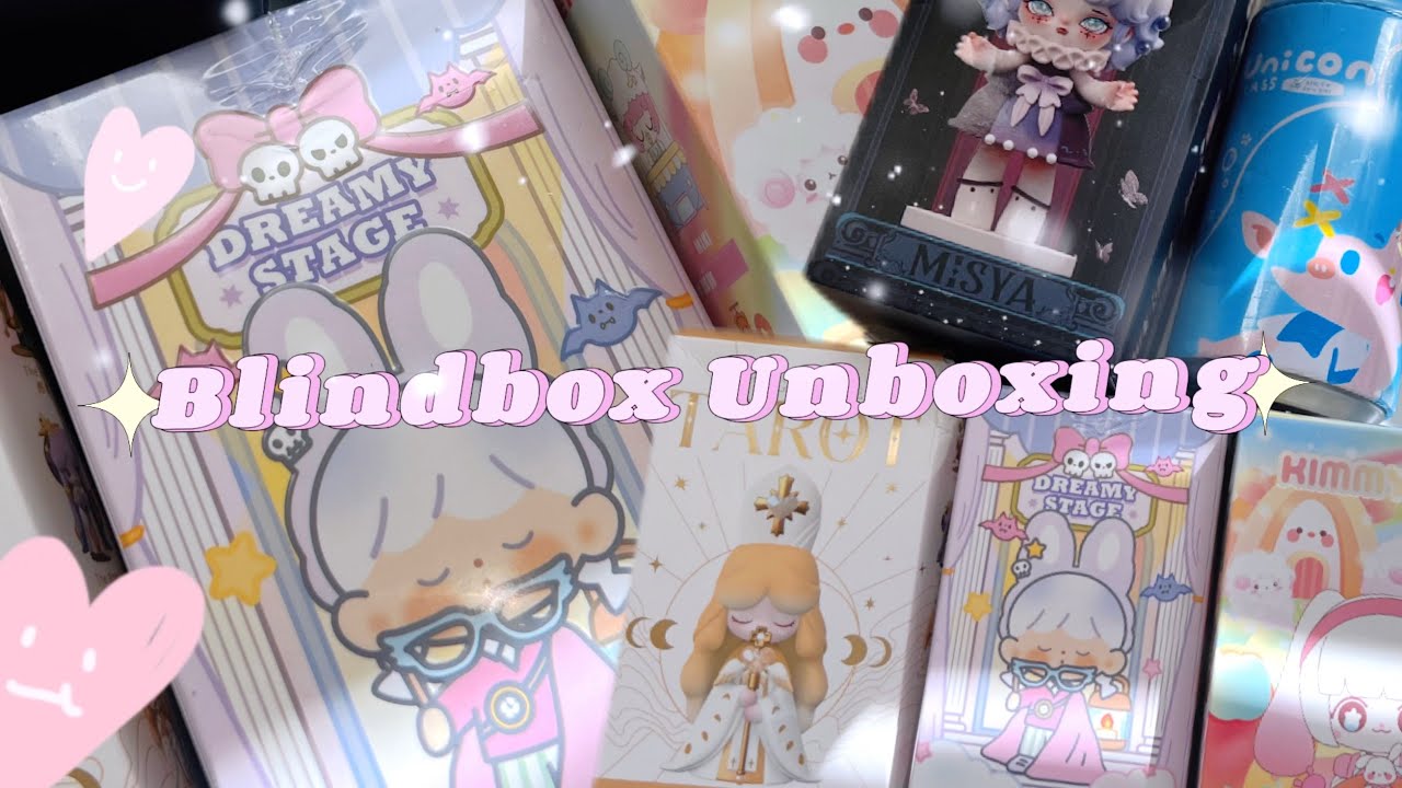 Open 5 blind boxes with me | Unboxing ASMR