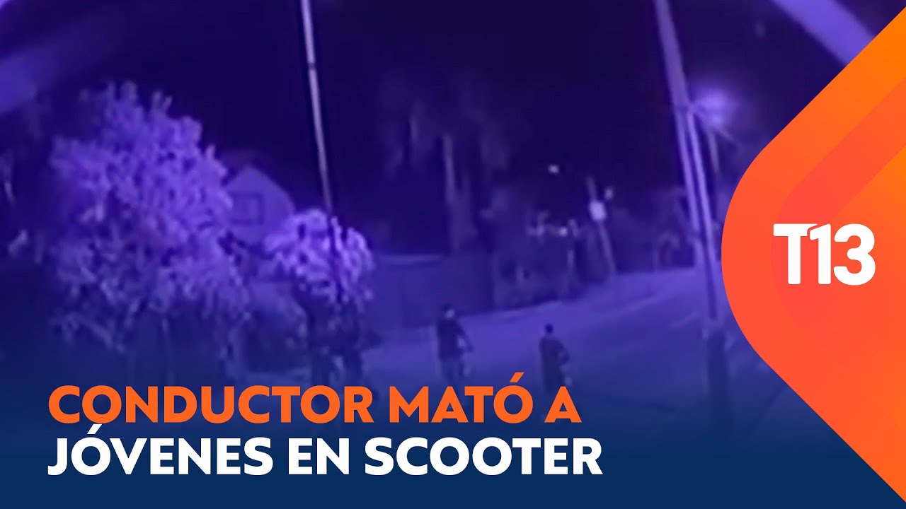 Conductor ebrio atropelló y mató a jóvenes en scooter