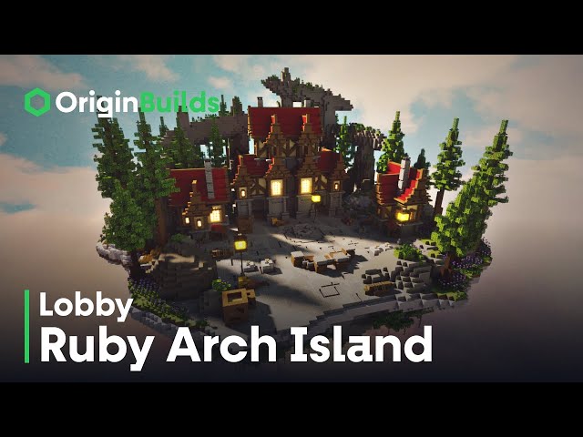 Lobby - Ruby Arch Island - [120x120] Minecraft Map