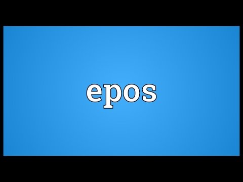 Epos Meaning