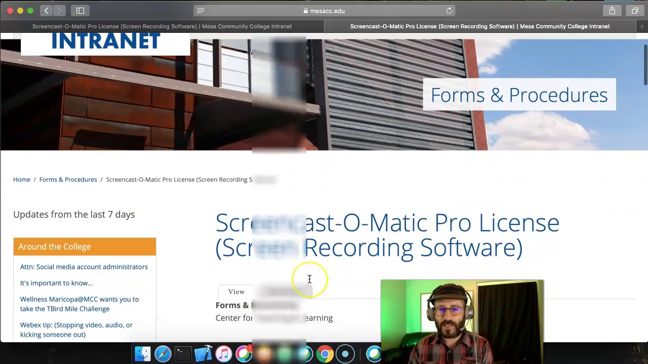 How to Install Screencast-O-Matic for Staff or Faculty at MC