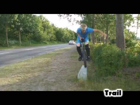 Unicycle - Freestyle, Trail, Street N Flat - 1st Video