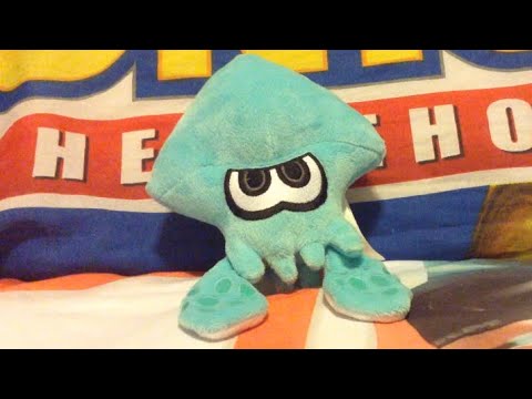 World of nintendo Splatoon turquoise squid plush review