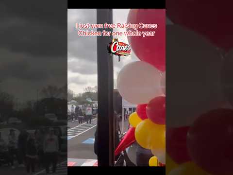 I won ! #viral #viralvideo #jfy #raisingcanes #viralyoutubeshorts #food #Iwon