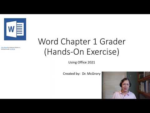 Word Chapter 1 Grader Hands-on Exercise