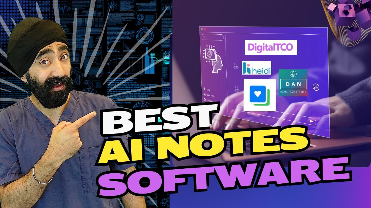 Best Dental Notes Writing AI Software Comparison - Heidi vs Digital TCO vs CareNotes + DAN