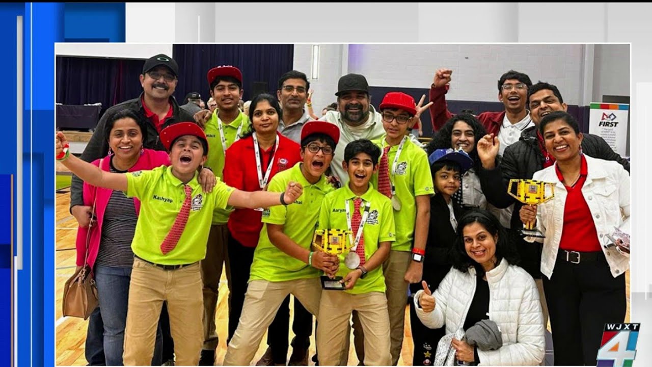 A visit from champion robotics team the Thunderbotz