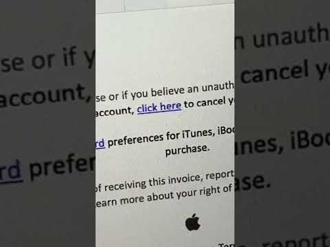 Beware of bogus email receipts that are actually trying to steal your login or personal information!