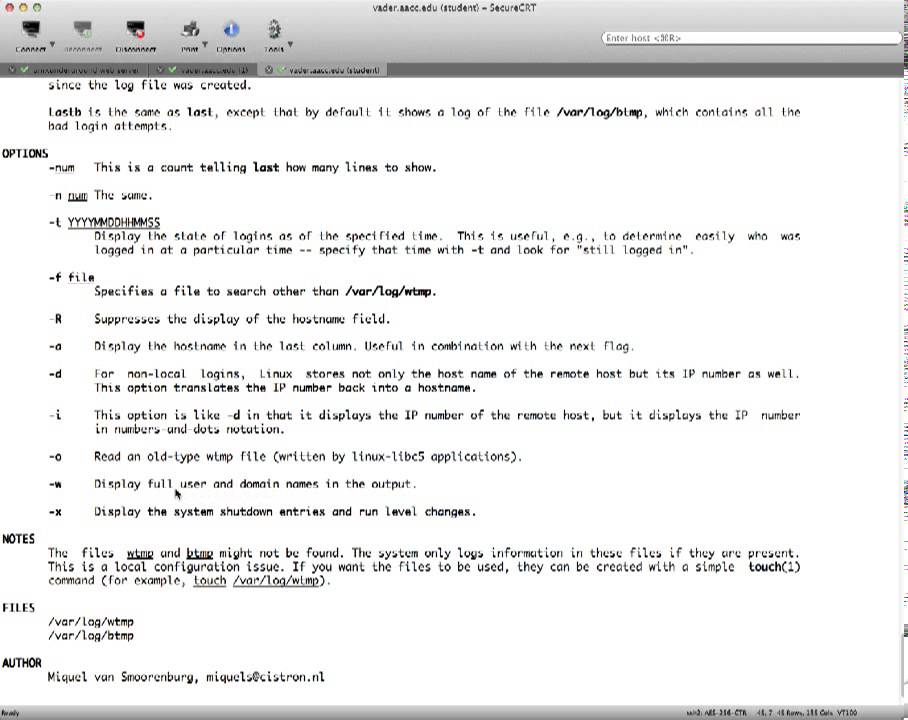 CSI 135-400 - Chapter 9A - Shell Scripting Lab #9 Video Tutorial