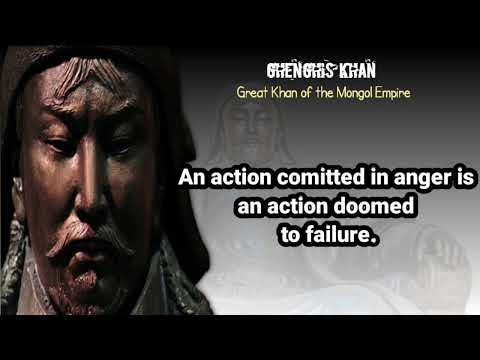Quotes By Genghis Khan, The Dreaded Mongol Leader