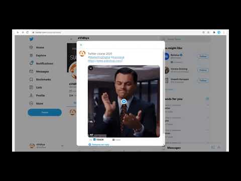 Tweet or Twitter Publication with animated gifs and emojis