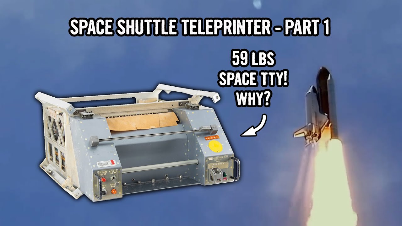 Space Shuttle Teleprinter - Part 1: a 59 lbs TTY in space, what gives?