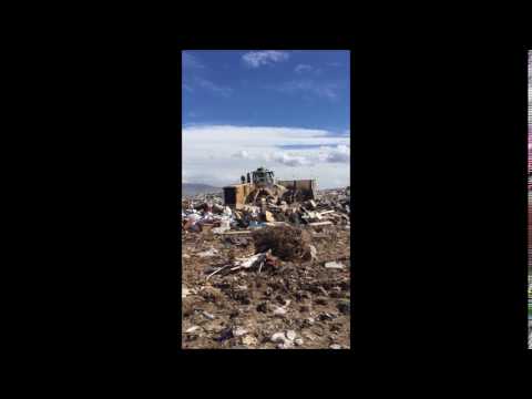 TRANSJORDAN CAT 836H LANDFILL COMPACTOR VIDEO