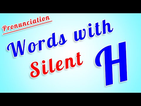 Words with silent H | Pronunciation | Rim's English