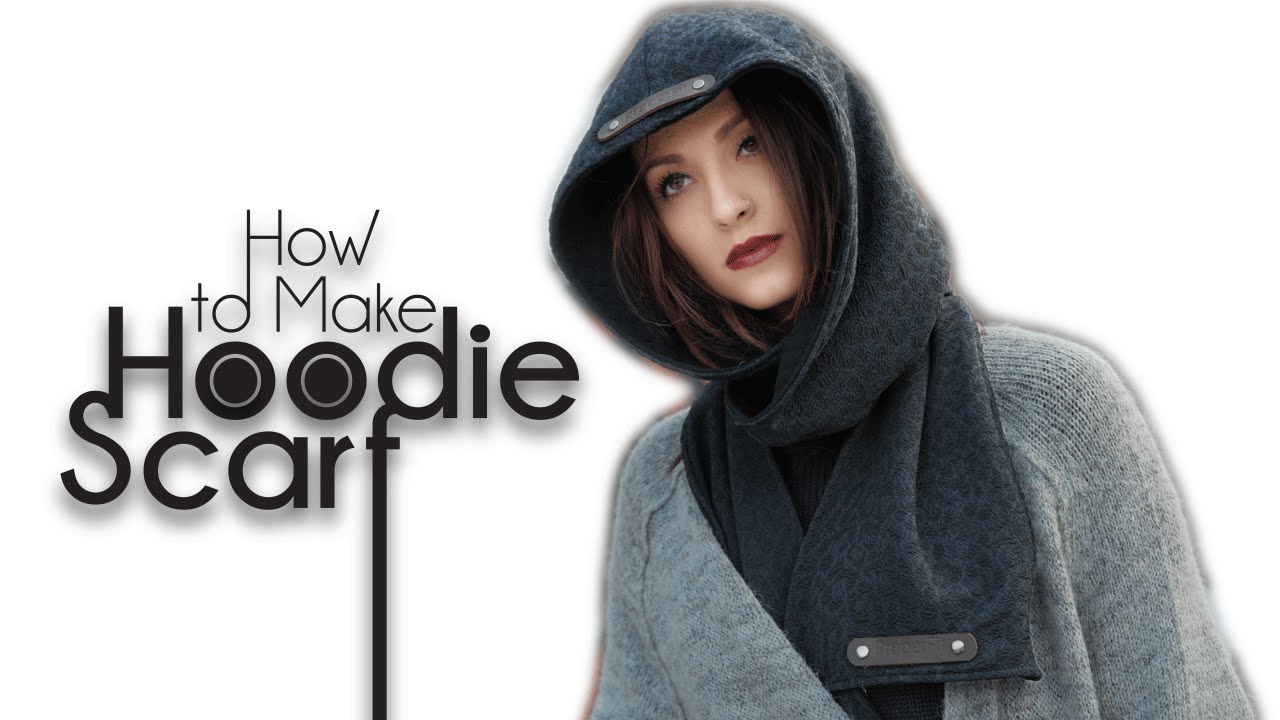 Easy DIY Sew From Scratch | Hoodie Scarf
