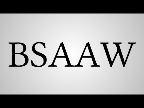 What Does "BSAAW" Stand For?