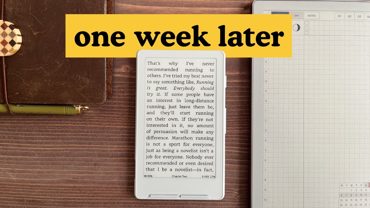 This brought back something I missed (Xteink X4, 1 week later)