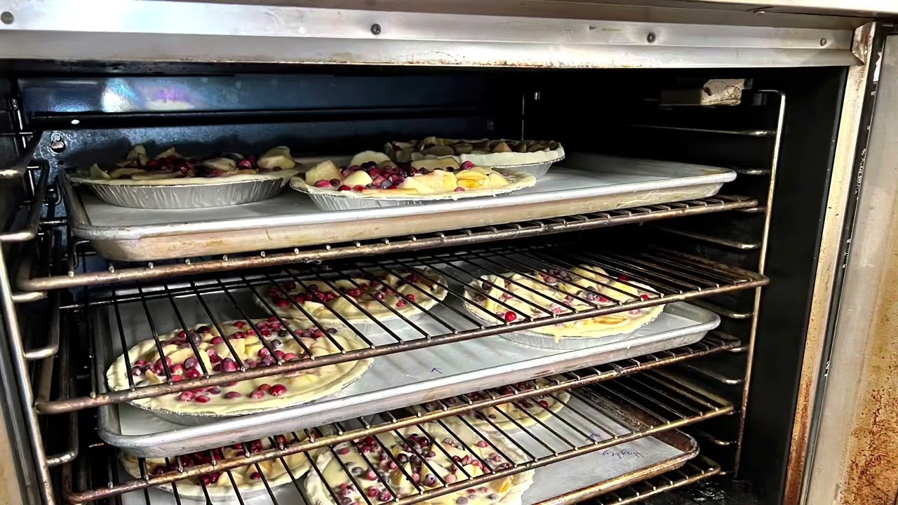 Creating holiday pies at White Mountains Regional High School