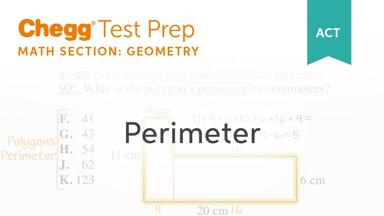 ACT Geometry: Perimeter - Chegg Test Prep