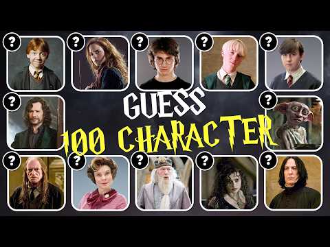 Can You Name ALL the Harry Potter Characters in Just 3 Seconds? | Ultimate No-Clue Quiz Challenge!