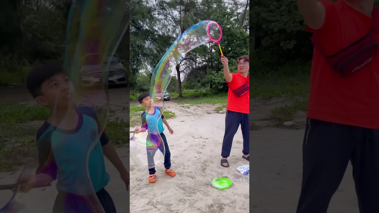 Fubbles, The Giant Bubble Wand For Kids Fun-finity. Worth to buy.
