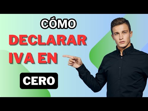 ¿Cómo hacer la declaración de IVA en cero? (SENIAT 2024)