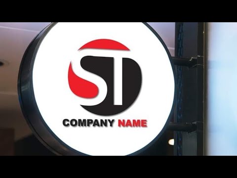 How To Create ST Letter Logo Design In Adobe Illustrator Tutorial